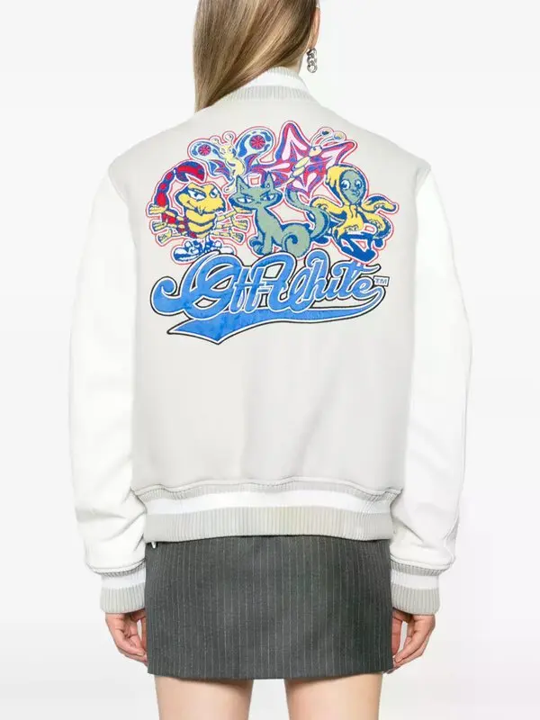 Off-White Varsity Bomber Jacket