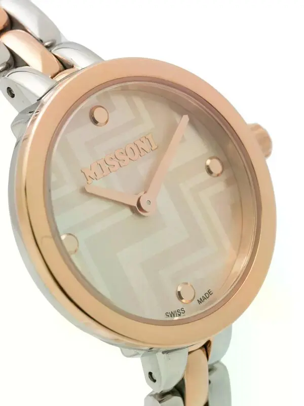 Missoni Geometric Dial Bracelet Watch