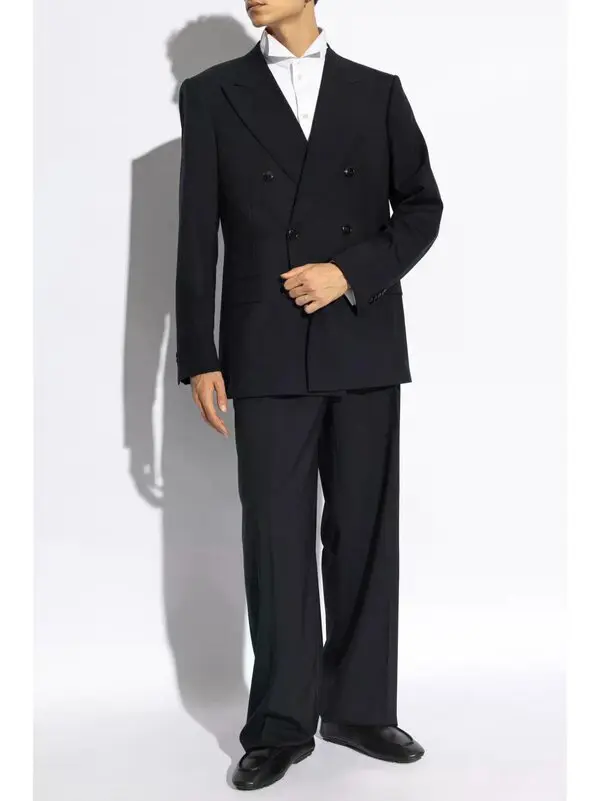 Giorgio Armani Double-breasted Wool Suit