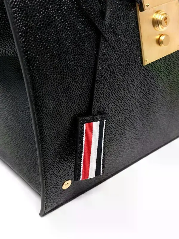 Thom Browne Mrs. Thom Pebble-texture Satchel Bag