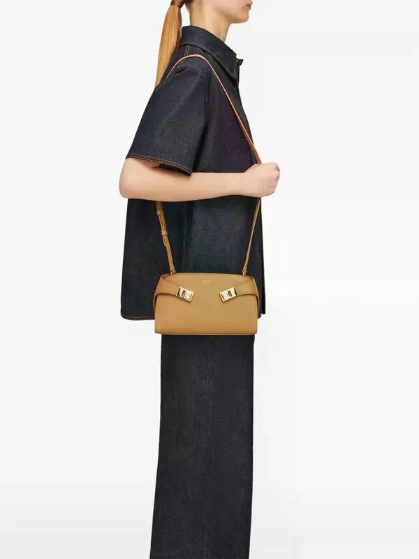 FERRAGAMO Mini Hug Crossbody Bag - Neutrals