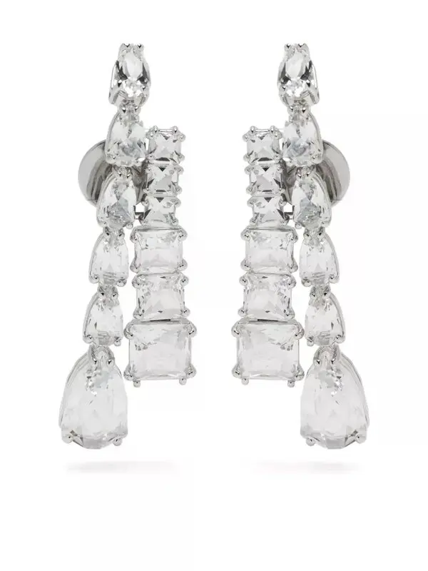 SWAROVSKI Matrix Drop Earrings - Silver