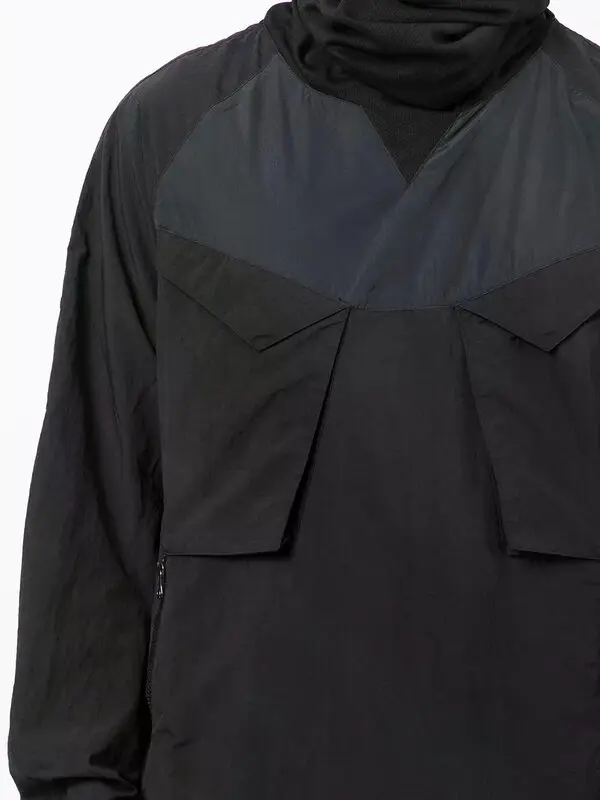 MAHARISHI Pullover Funnel-neck Jacket - Black