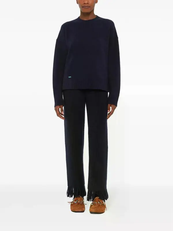 Alanui Cashmere-blend Jumper With Ribbed Edges