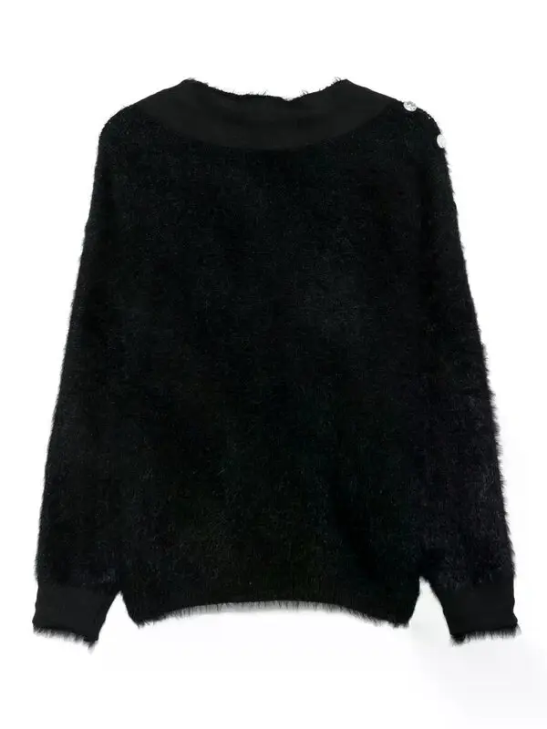 LOULOU Crystal Embellished Cardigan