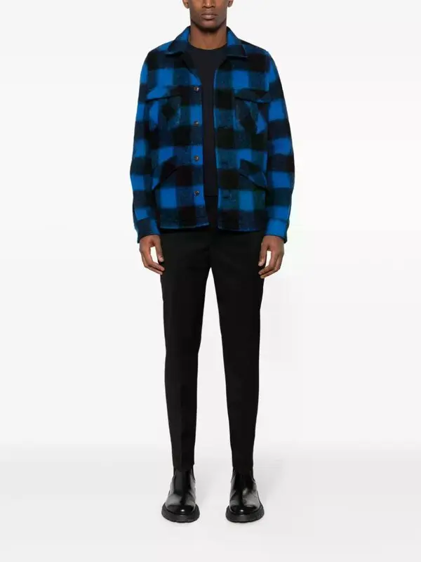 John Smedley Merino Wool Crew Neck Jumper - Blue