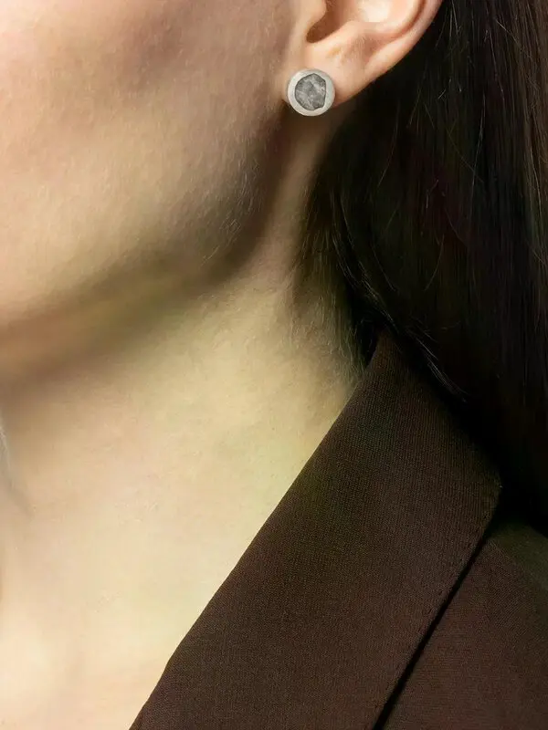 PARTS OF FOUR Single Stud Earring - Silver