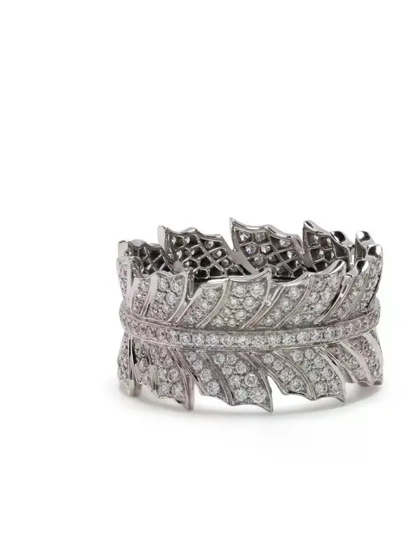 Stephen Webster 18kt White Gold Diamond Band Ring