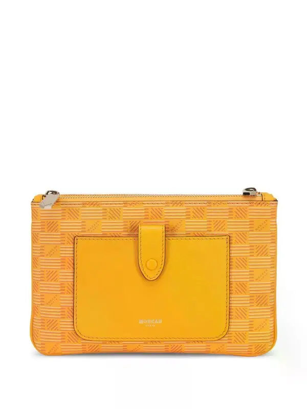 Moreau Leather Crossbody Bag - Orange