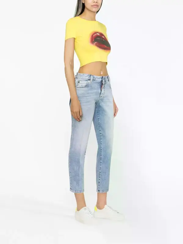 Dsquared2 Mid-rise Cropped Jeans