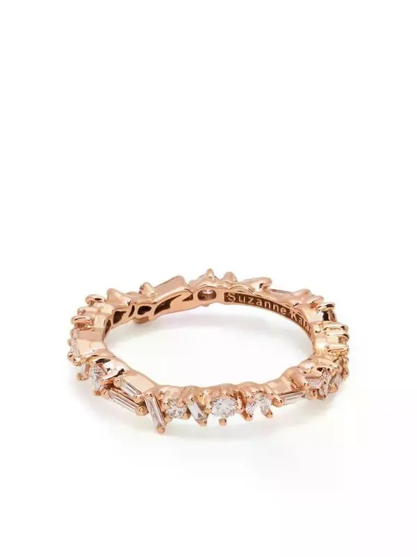 SUZANNE KALAN 18kt Yellow Gold Diamond Eternity Ring