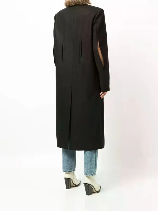 BOYAROVSKAYA Single-breasted Cut-out Detail Coat