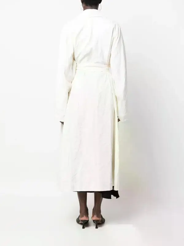 QUIRA Double-breasted Cotton Coat