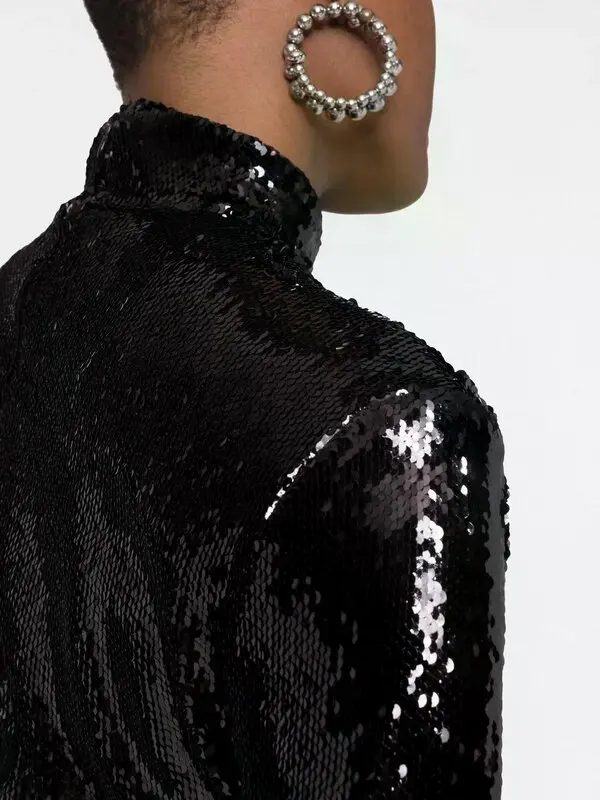 Isabel Marant Étoile Long-sleeve Sequin-embellished Dress