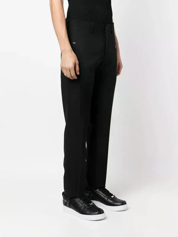 Off-White Logo-print Tailored Trousers