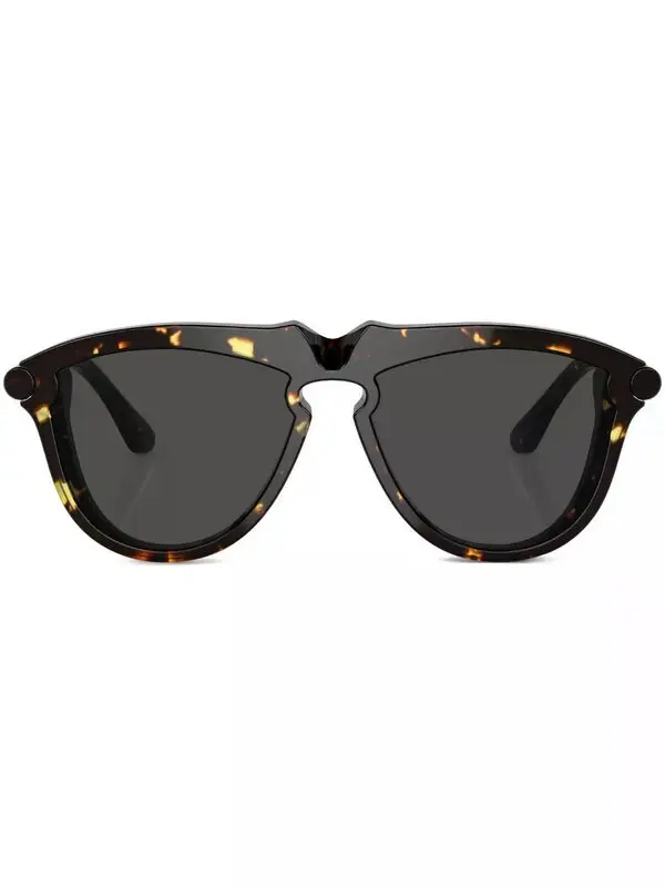 Burberry Tortoiseshell Round-frame Sunglasses - Brown