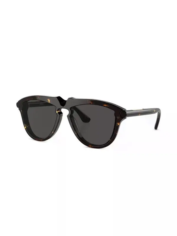 Burberry Tortoiseshell Round-frame Sunglasses