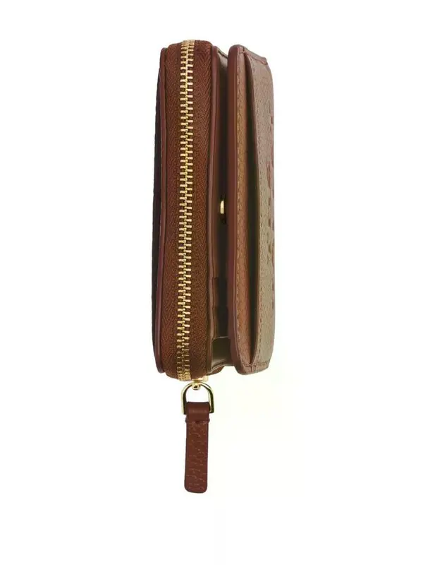 Marc Jacobs The Leather Mini Compact Wallet - Brown