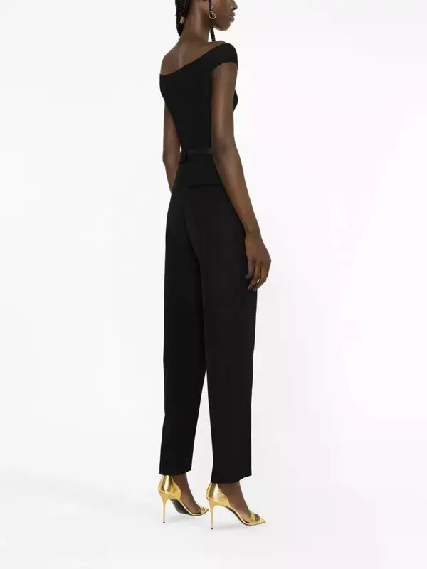 Balmain Virgin Wool Split Hem Trousers