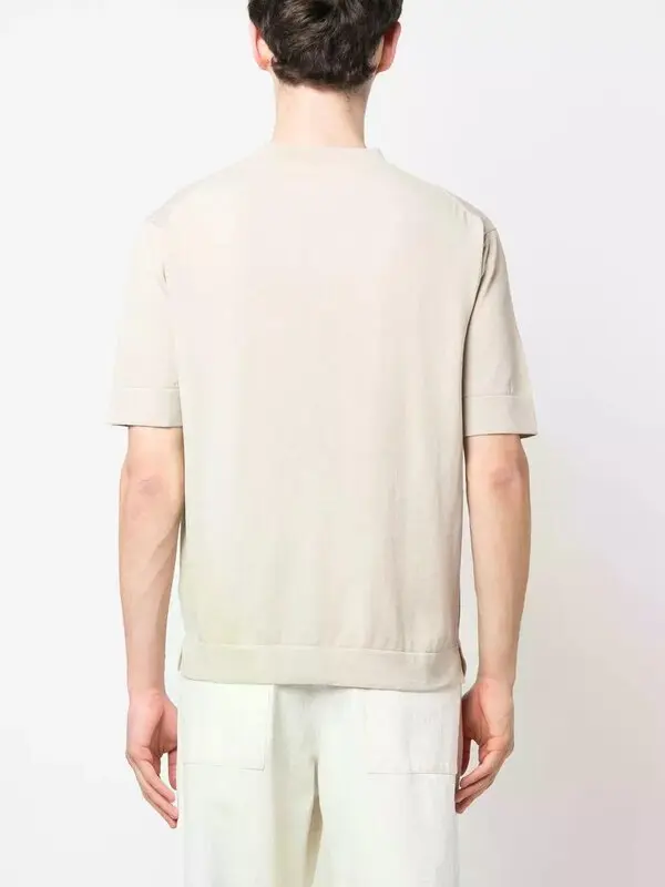 DELL'OGLIO Chest-pocket Plain T-shirt