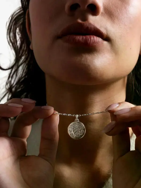 DOWER & HALL Tree Of Life Talisman Necklace - Silver