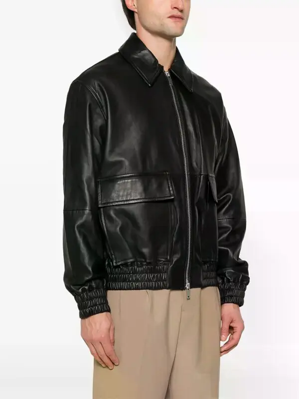 Studio Nicholson Oversized Leather Jacket