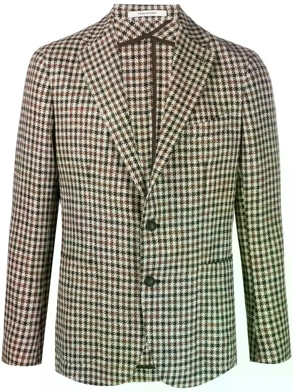 Tagliatore Check-pattern Long-sleeve Blazer