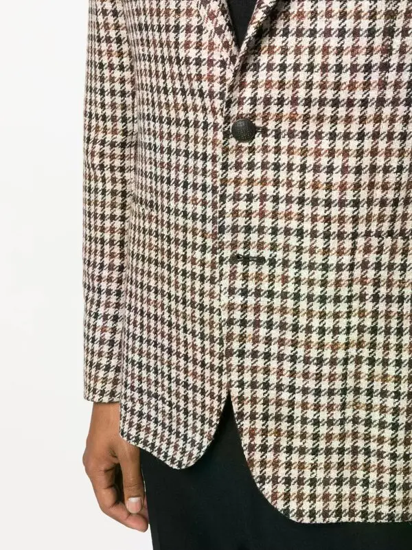 Tagliatore Check-pattern Long-sleeve Blazer
