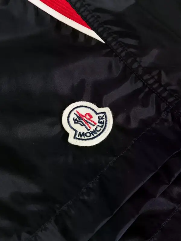 Moncler Logo-patch Swim Shorts - Blue
