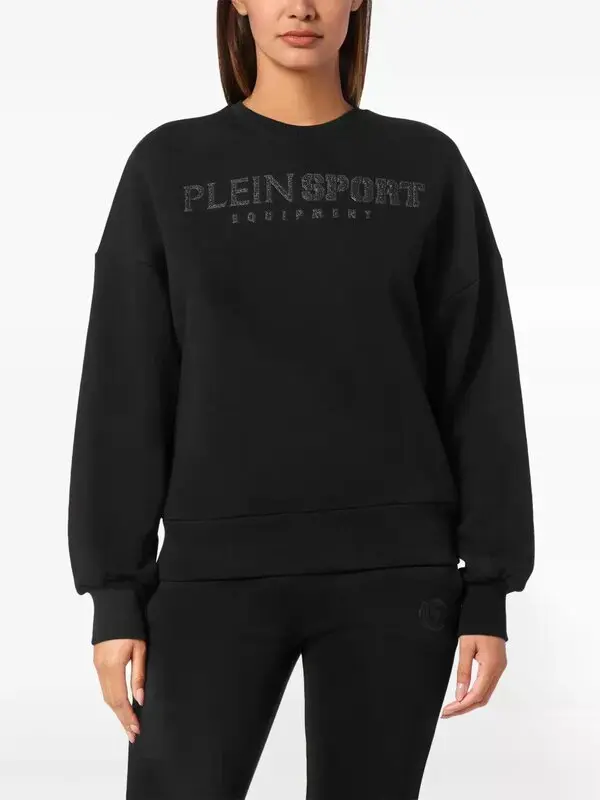 PLEIN SPORT Cotton Blend Jogging Sweatshirt