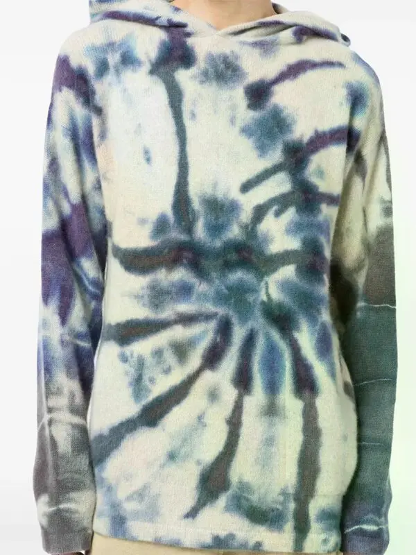 THE ELDER STATESMAN Tie & Dye Patterned Hoodie