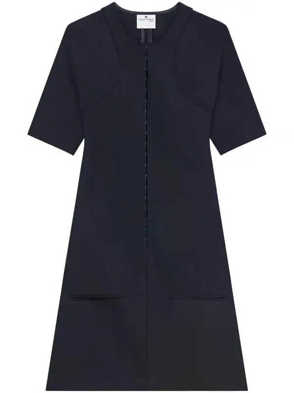 COURREGES A-line Mini Dress - Blue