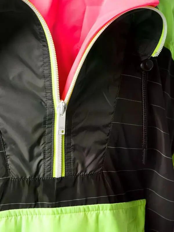 COUNTY OF MILAN Lettering Print Anorak Windbreaker