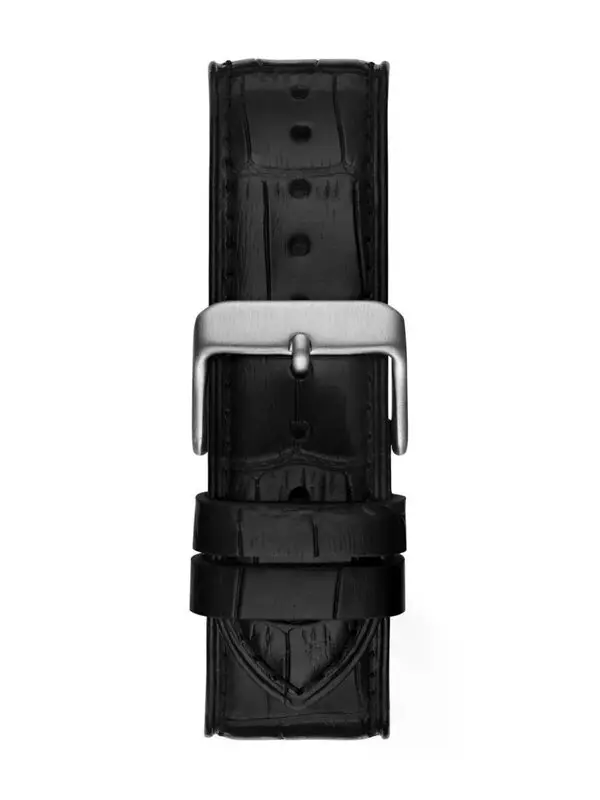 Guess Chronograph Watch With Leather Strap