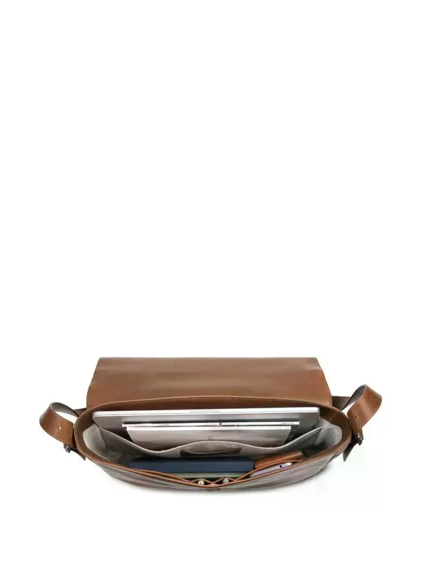 Shinola Runwell Leather Messenger Bag - Brown