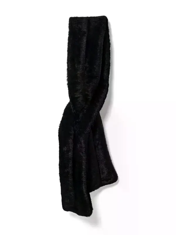 Ruslan Baginskiy Shearling Scarf - Black