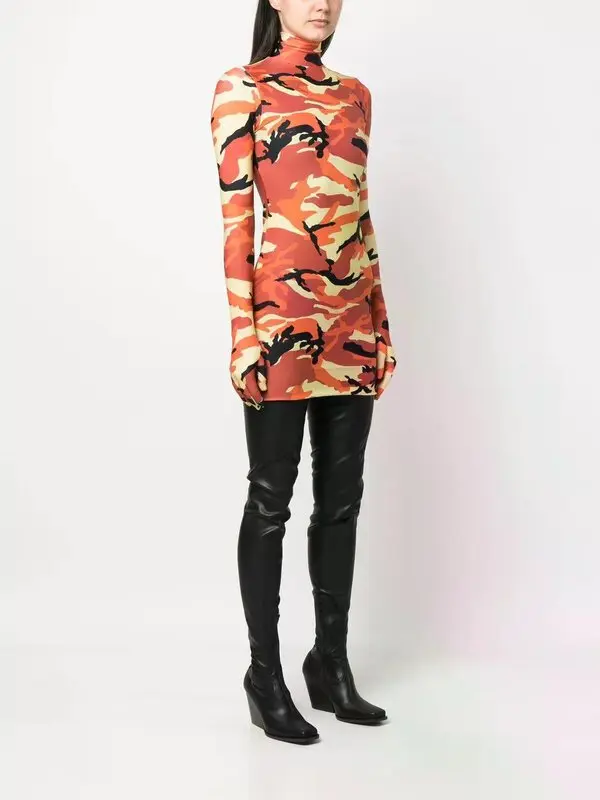 Vetements Camouflage-print Minidress
