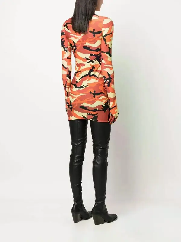 Vetements Camouflage-print Minidress