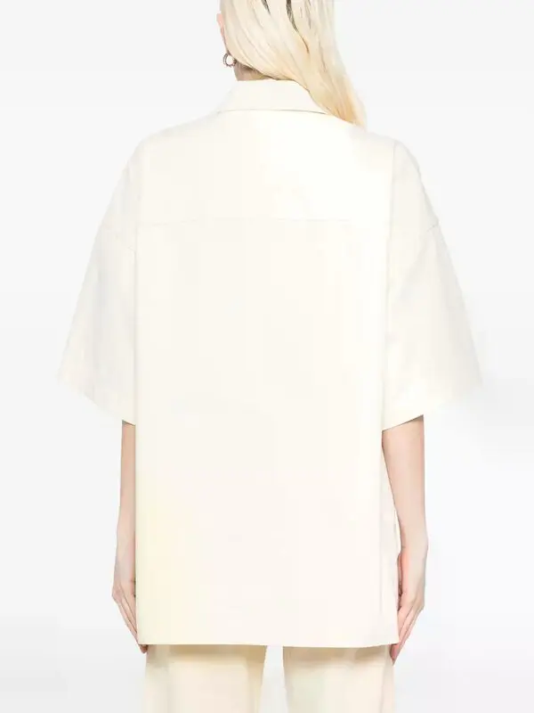 JIL SANDER Cotton Jacket With Buttoned Chest Pocket