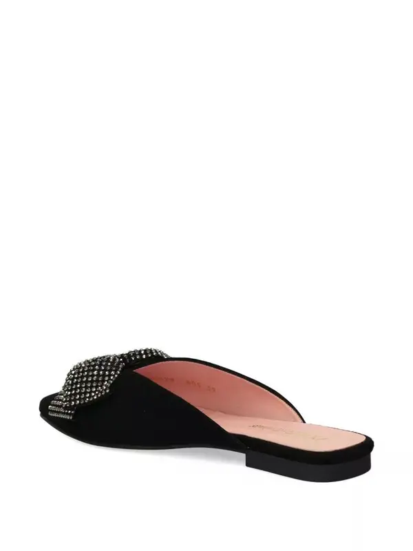 Pretty Ballerinas 10mm Yvette Mules With Crystal Embellishment