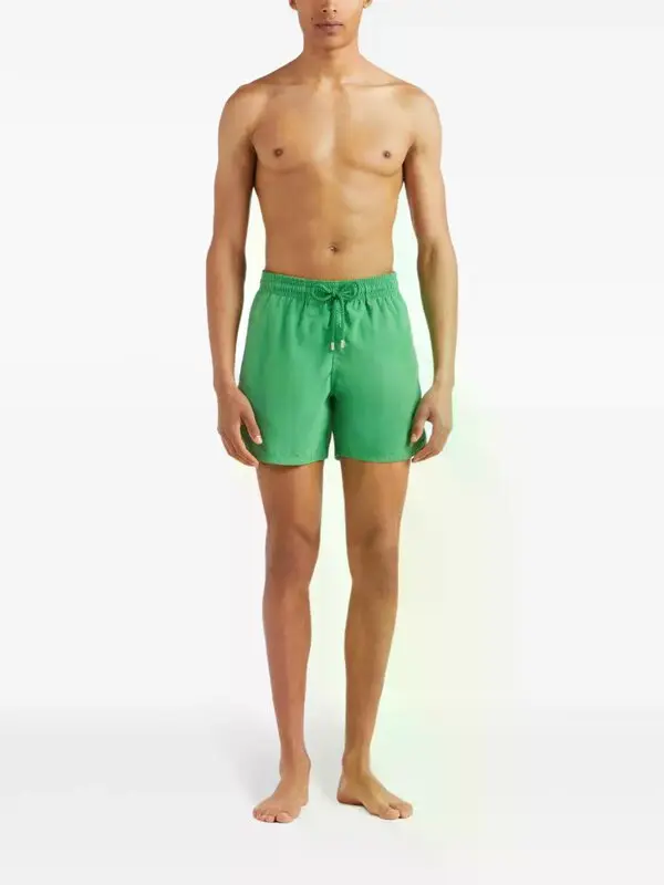 Vilebrequin Logo-patch Swim Shorts - Green
