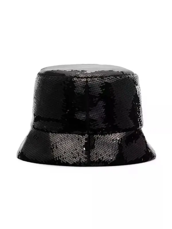 Prada Logo-embellished Sequined Bucket Hat