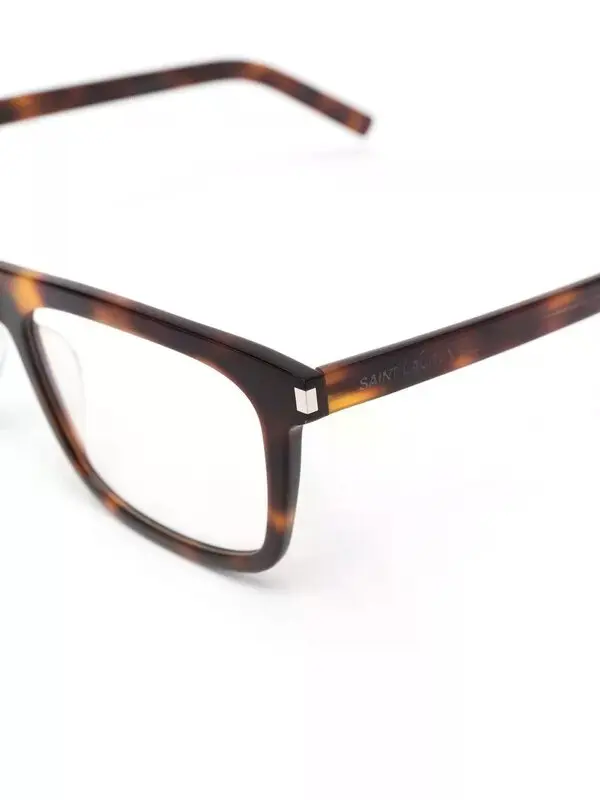 Saint Laurent Tortoiseshell-effect Glasses