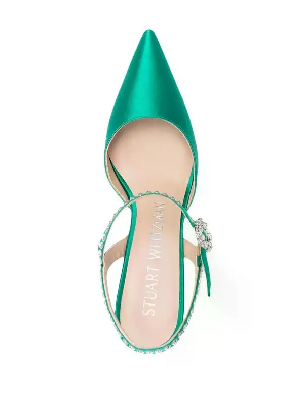STUART WEITZMAN Gemcut 100mm Ankle-strap Pumps