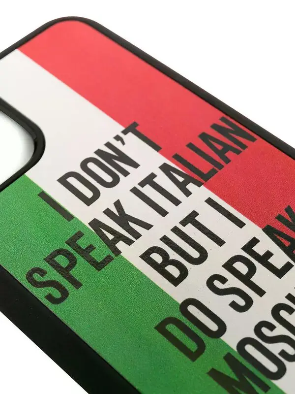 Moschino Italian Flag Print Iphone 11 Pro Case