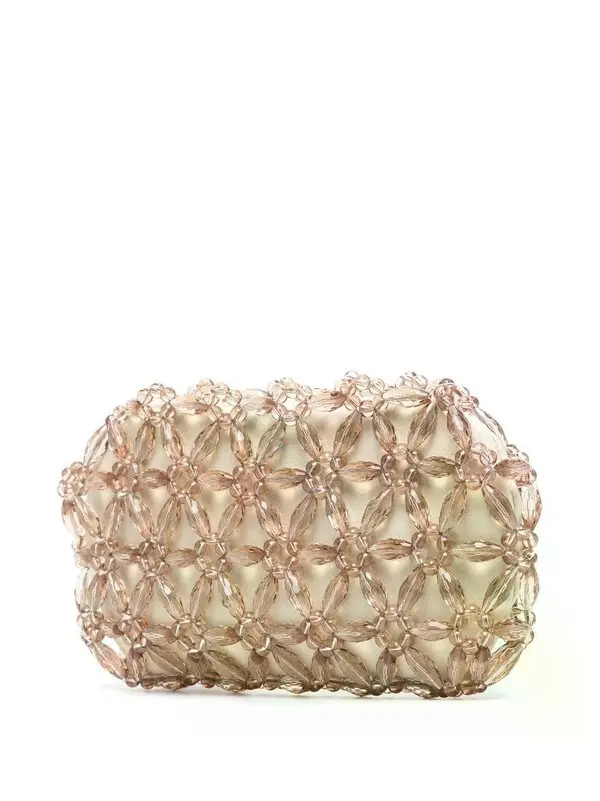 0711 TBILISI Faceted-bead Embellished Clutch Bag