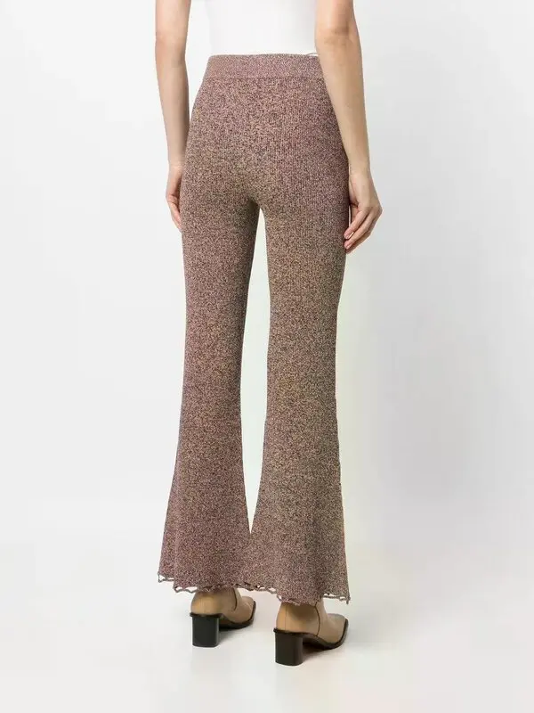 Ulla Johnson Knitted Flared Trousers