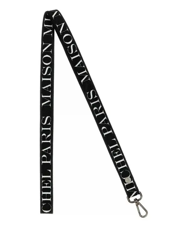 MAISON MICHEL Martine Shoulder Strap - Black