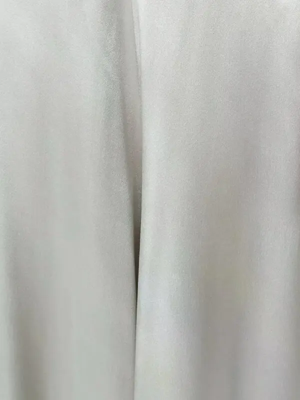 Voz Palazzo Trousers In Silk - Grey