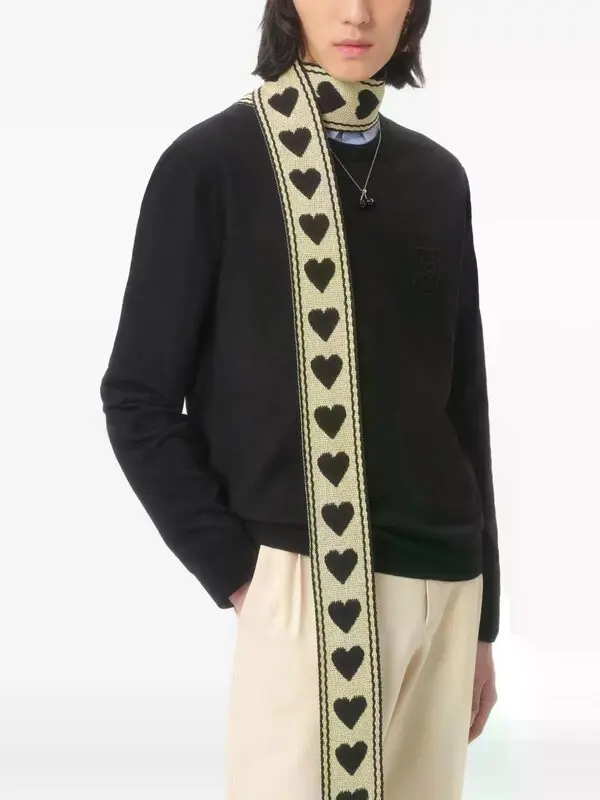 Valentino Garavani Antibes Cotton Scarf With Fringe